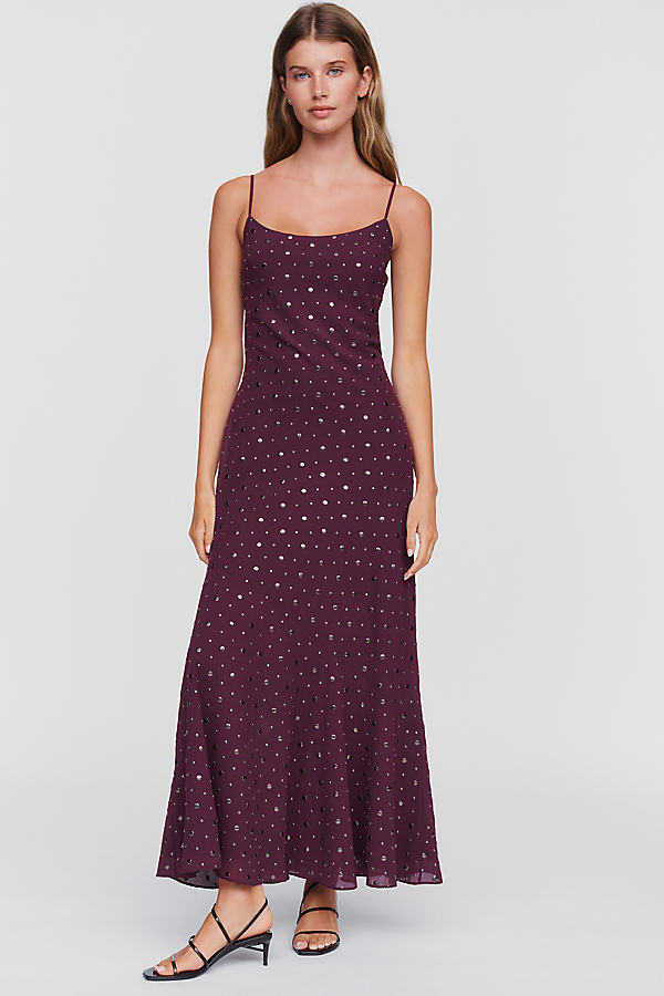 SAYLOR lunetta scarf midi dress